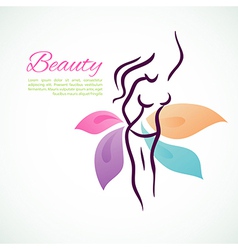 Beautiful woman Royalty Free Vector Image - VectorStock