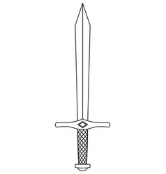 Sword shine Royalty Free Vector Image - VectorStock
