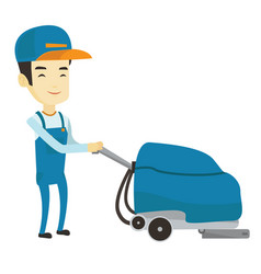 Funny cleaning service Royalty Free Vector Image