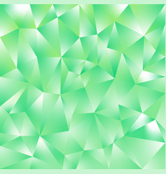Blue green emerald polygon triangular pattern Vector Image