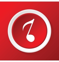 8th note picture icon Royalty Free Vector Image