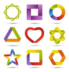 Basic Shapes Matching Quiz Learning 2D shapes for Vector Image