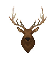 Pixel art tree Royalty Free Vector Image - VectorStock