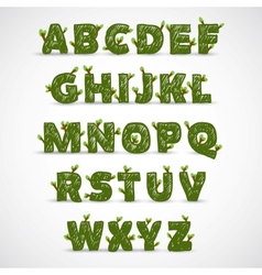 Scribbled alphabet letters Royalty Free Vector Image