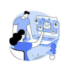 Funny mail cartoon Royalty Free Vector Image - VectorStock