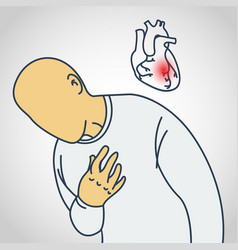 Prevention of coronary artery disease cad icon Vector Image