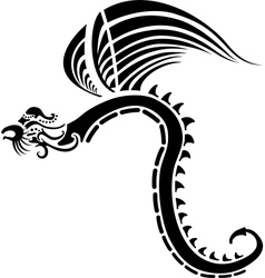 Dragon full color Royalty Free Vector Image - VectorStock