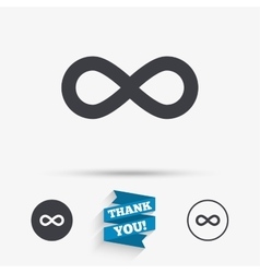 Infinity symbol icons Royalty Free Vector Image