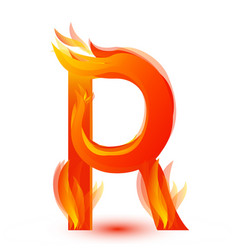 Letter donut alphabet on white Royalty Free Vector Image