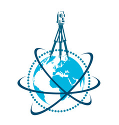 Geodesy symbol Royalty Free Vector Image - VectorStock