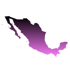 Political map of united states and mexico Vector Image