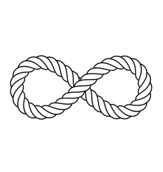 Icon of rope Royalty Free Vector Image - VectorStock