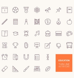 Big school icon set Royalty Free Vector Image - VectorStock
