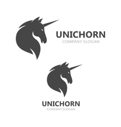 Barcode with unicorn Royalty Free Vector Image