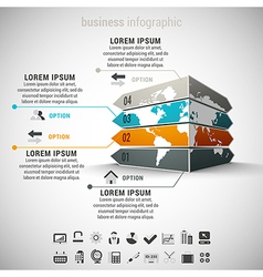 Road map and journey route timeline infographics Vector Image