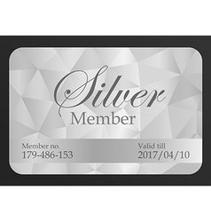 Gold member card Royalty Free Vector Image - VectorStock