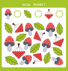 Educational math game for kids Royalty Free Vector Image