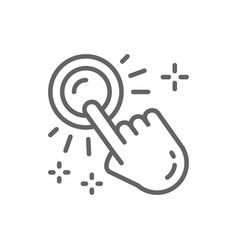 Press me button Royalty Free Vector Image - VectorStock