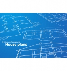 Blueprint house plan Royalty Free Vector Image