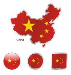 China map Royalty Free Vector Image - VectorStock