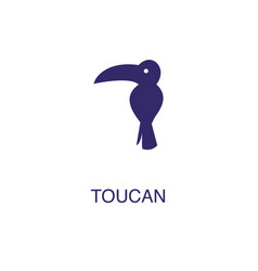 Toucan bird icon Royalty Free Vector Image - VectorStock