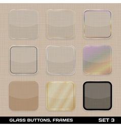 Set of colorful app icon templates frames Vector Image