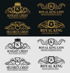 Royal crown calligraphy vector by AZZ - Image #1626143 - VectorStock