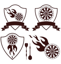 Set of darts vector by Alhovik - Image #830247 - VectorStock