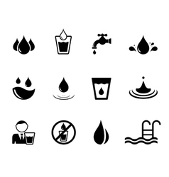 Water supply concept icon Royalty Free Vector Image