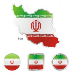Flag iran 1 Royalty Free Vector Image - VectorStock