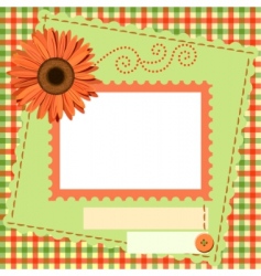 Child photo framework Royalty Free Vector Image