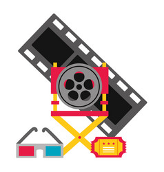 Movie elements Royalty Free Vector Image - VectorStock