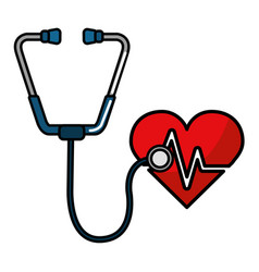 Grey stethoscope cartoon Royalty Free Vector Image