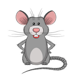 Sherlock holmes - great mouse detective cartoon Vector Image