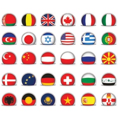 Language flag icons Royalty Free Vector Image - VectorStock