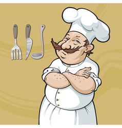 Chef cartoon Royalty Free Vector Image - VectorStock