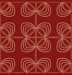 Victorian leaves seamless pattern Royalty Free Vector Image
