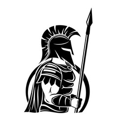 Spartan black signs Royalty Free Vector Image - VectorStock