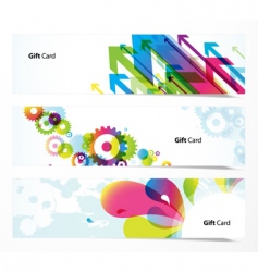 Empty colourful frame banner template Royalty Free Vector