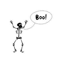 Funny skeleton Royalty Free Vector Image - VectorStock