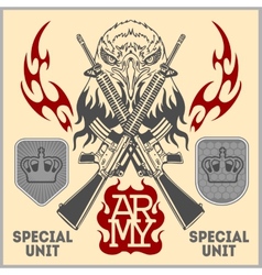 Stealth pilot military patches Royalty Free Vector Image