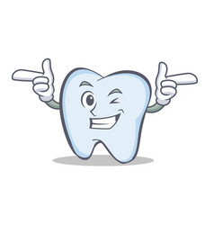 Tooth character with paste Royalty Free Vector Image