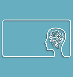 Human head Royalty Free Vector Image - VectorStock