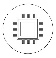 Swastika fylfot icon black color flat style Vector Image