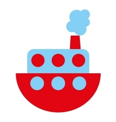 Boat kids toy Royalty Free Vector Image - VectorStock