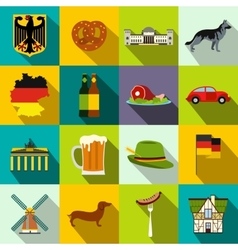 German stamps Royalty Free Vector Image - VectorStock
