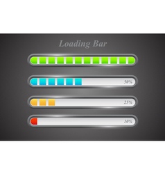 Game resource bar-set 4 Royalty Free Vector Image