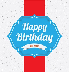 Birthday greetings sign Royalty Free Vector Image
