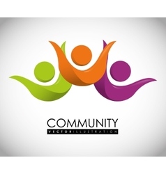 Diversity icon design Royalty Free Vector Image