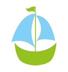 Boat kids toy Royalty Free Vector Image - VectorStock